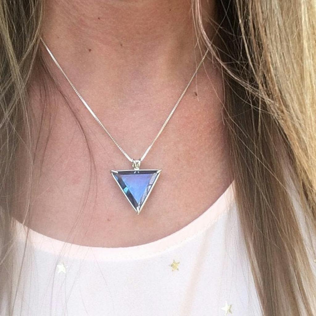 Aqua Aura Quartz Angelic Star Pendant - Doorways to Power