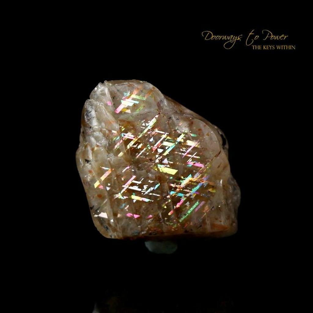 Rainbow Lattice Sunstone 'Rare & Mesmerizing' - Doorways to Power