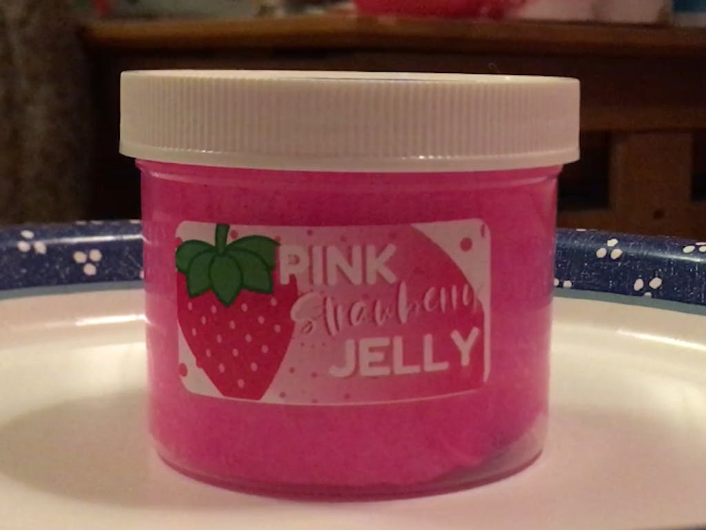 Pink Strawberry Jelly Slime - Shop Slime - Dope Slimes