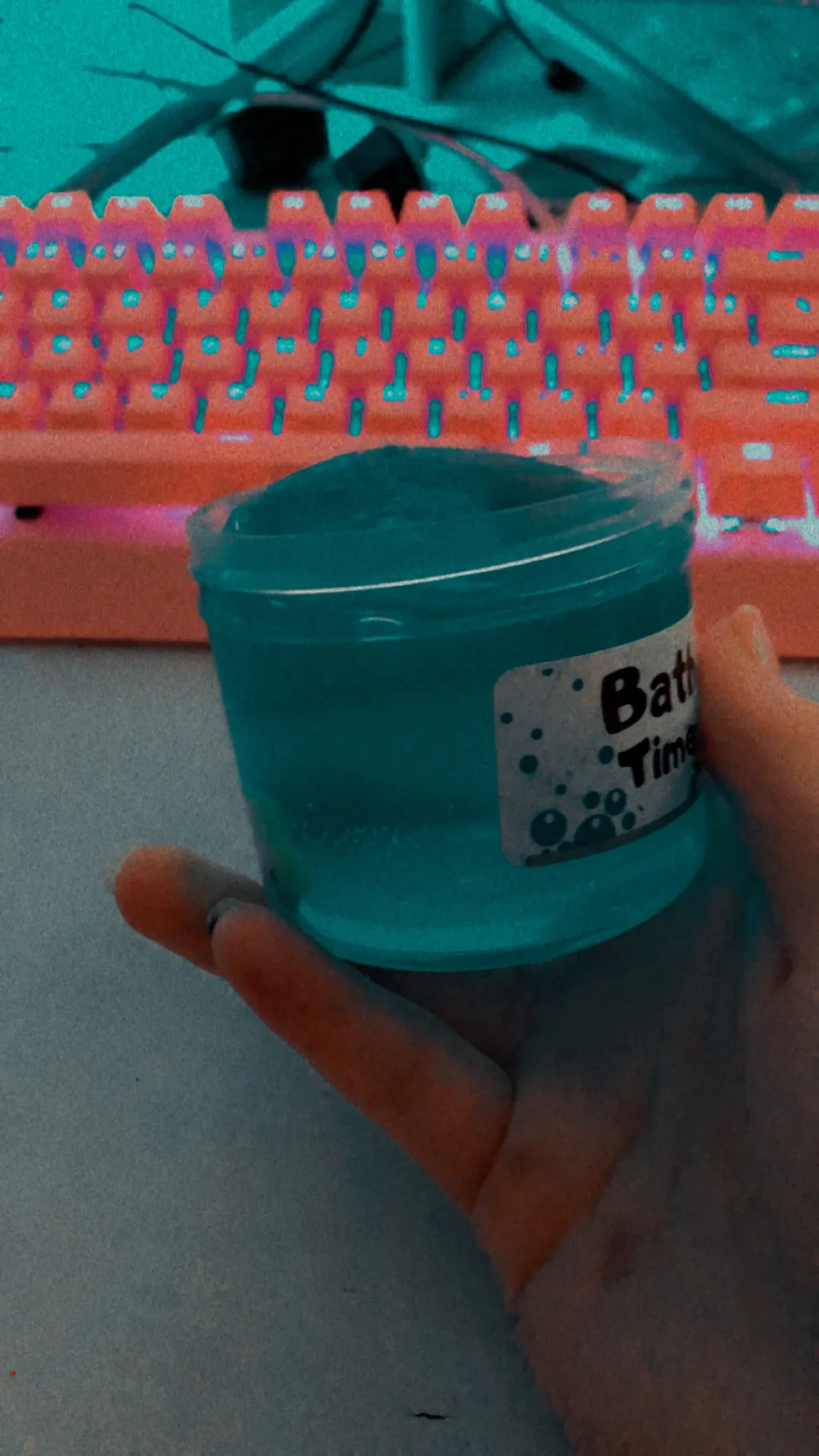 Bath Time Clear Slime w/ Charm - Buy Slime - Dope Slimes Shop