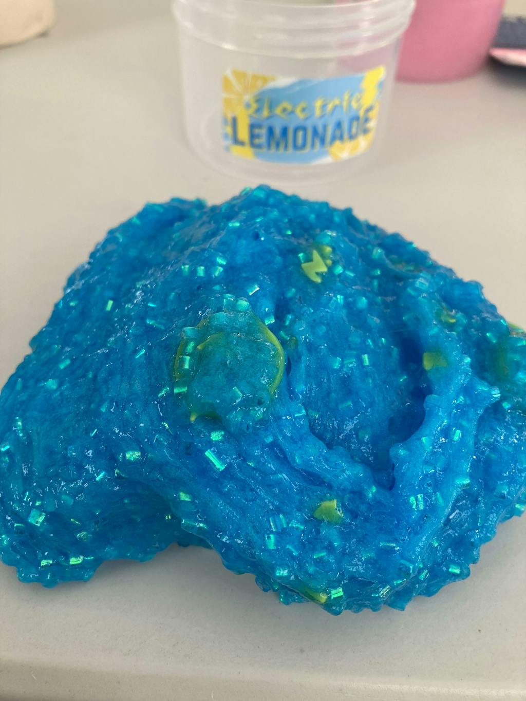 Electric Lemonade Bingsu Slime - Shop Slime - Dope Slimes