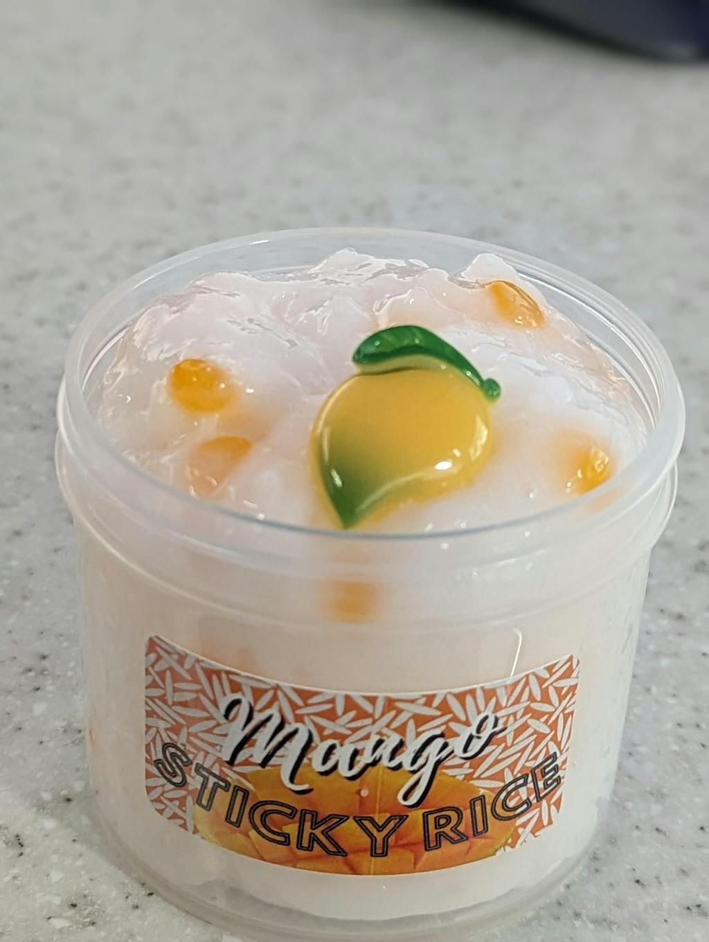 Mango Sticky Rice Slushee Slime - Shop Slime - Dope Slimes
