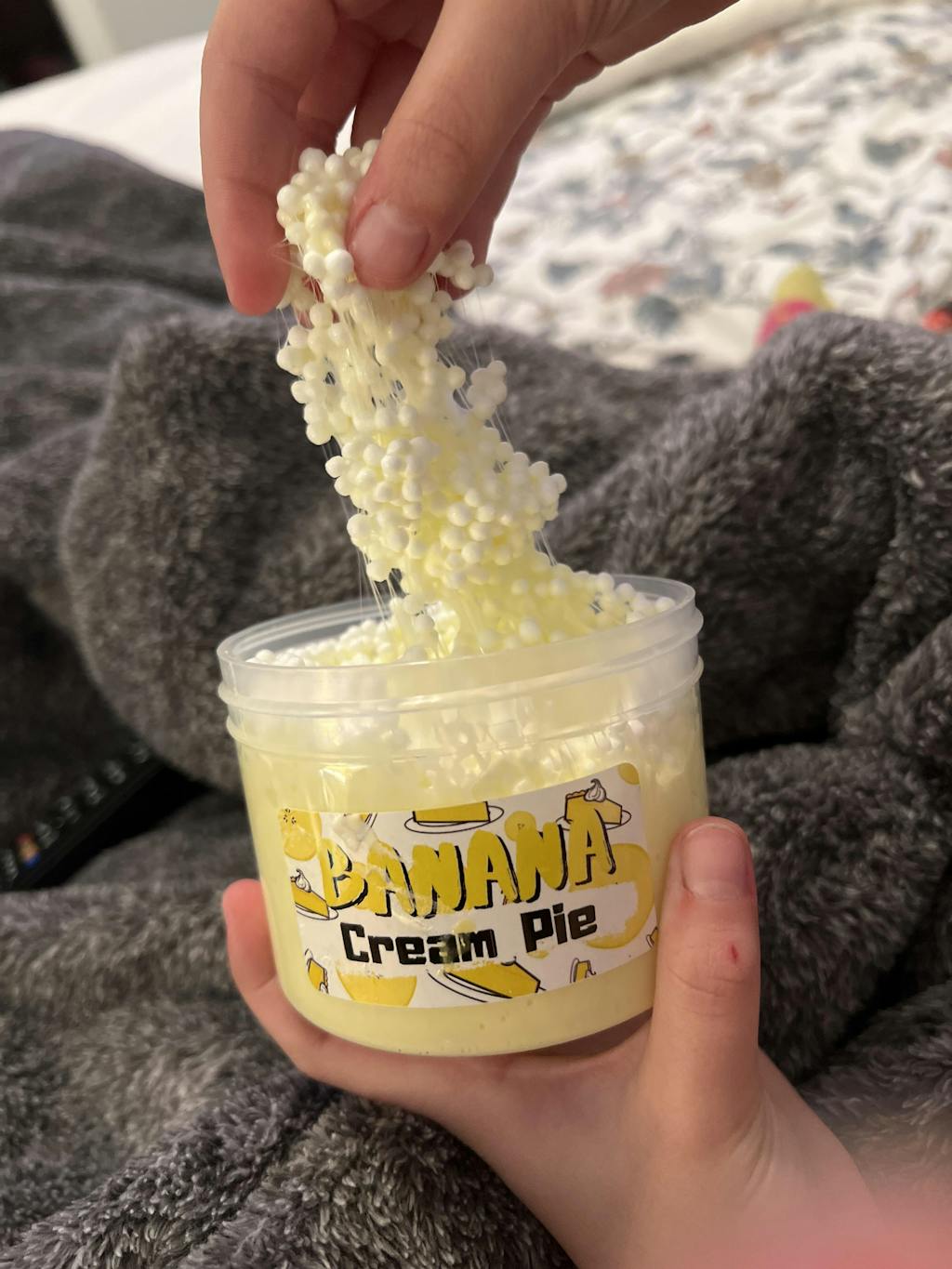 Banana Cream Pie Slime Scented - Buy Slime - Dope Slimes Shop