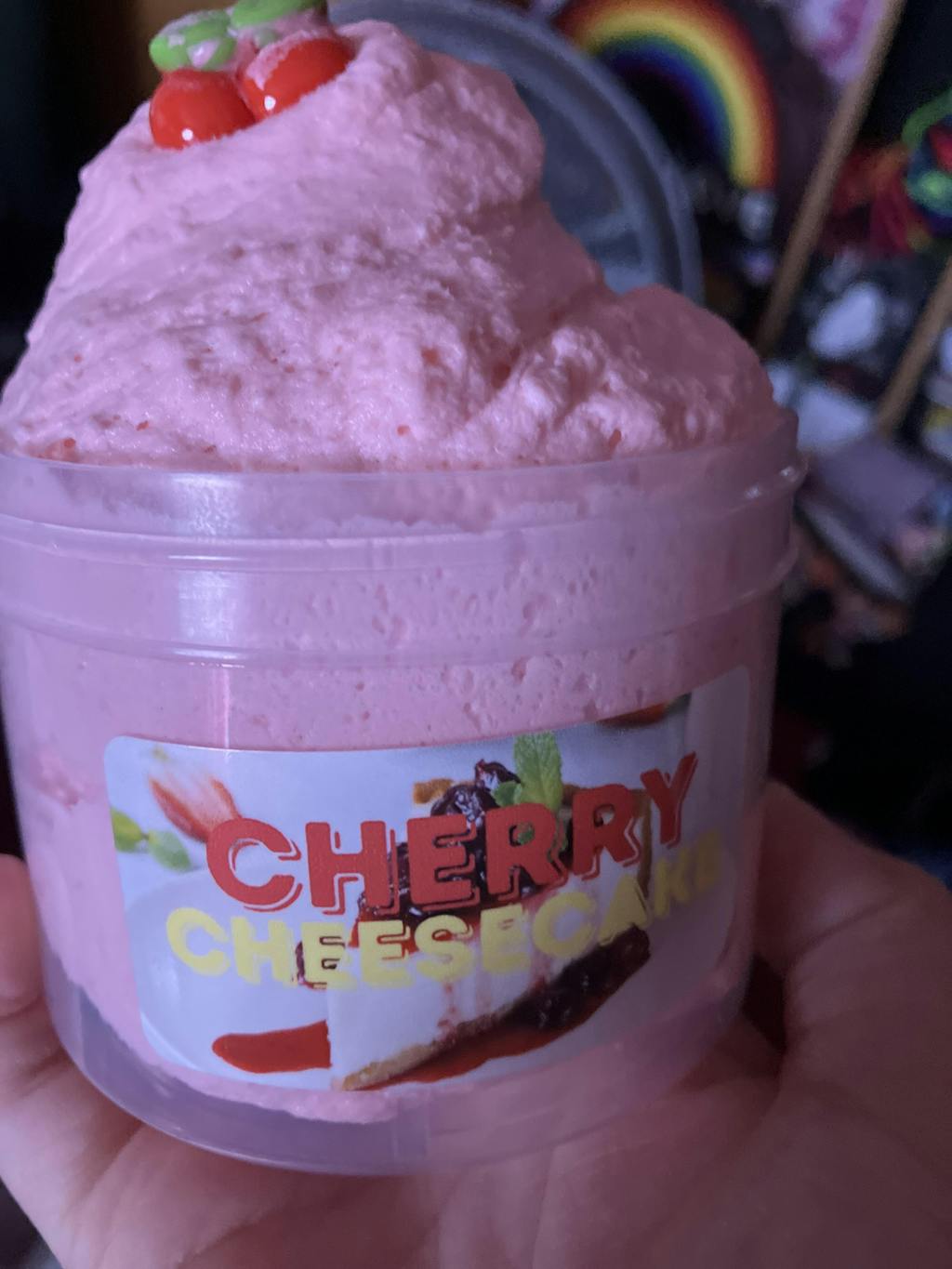 Cherry Cheesecake DIY Slime - Shop Slime - Dope Slimes