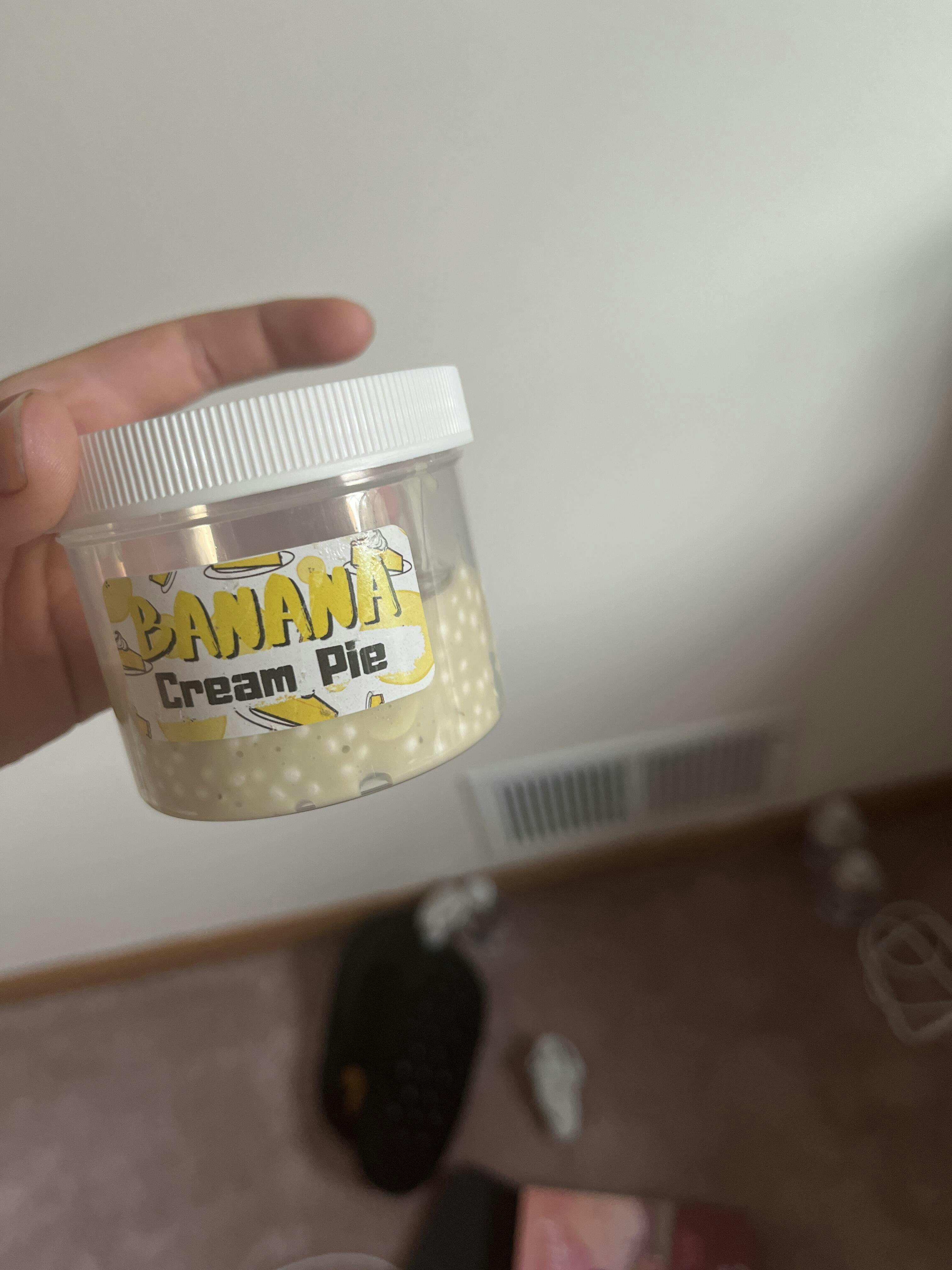 Banana Cream Pie Slime Scented - Buy Slime - Dope Slimes Shop