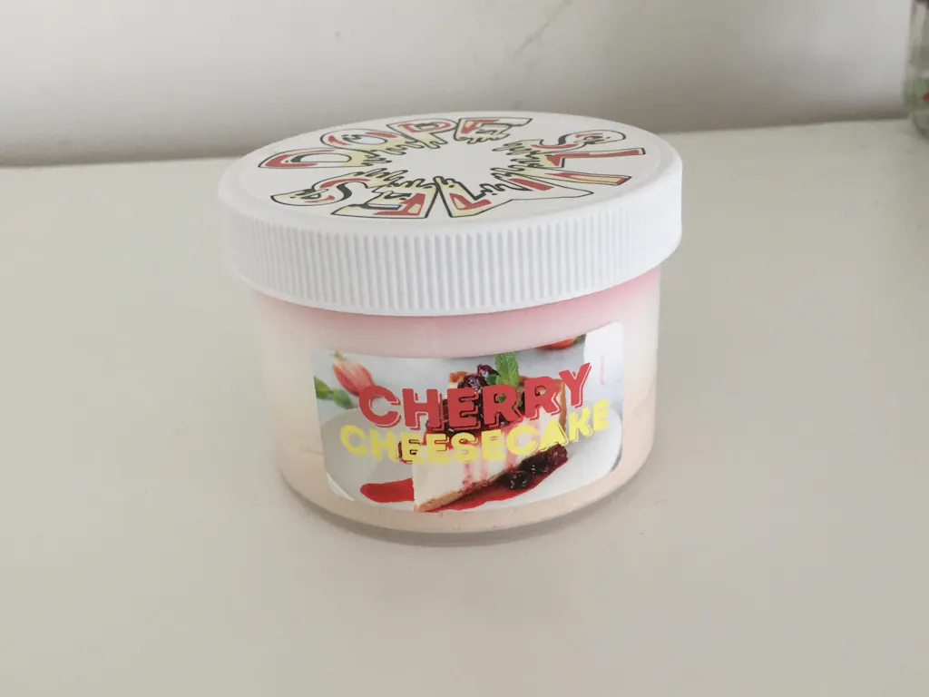 Cherry Cheesecake DIY Slime - Shop Slime - Dope Slimes