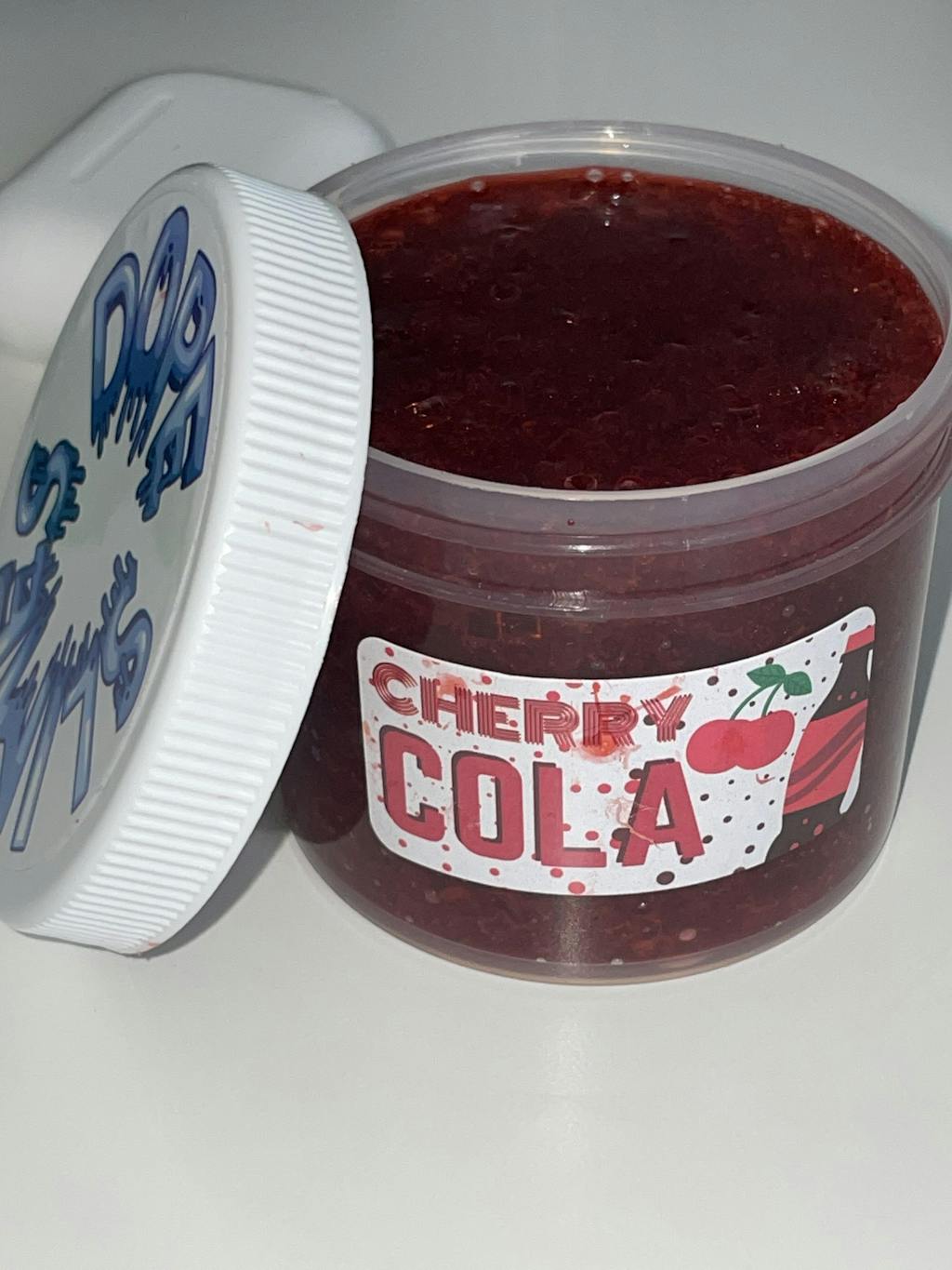 Cherry Coca-Cola Sugar Scrub Clear Slime Scented - DopeSlimes