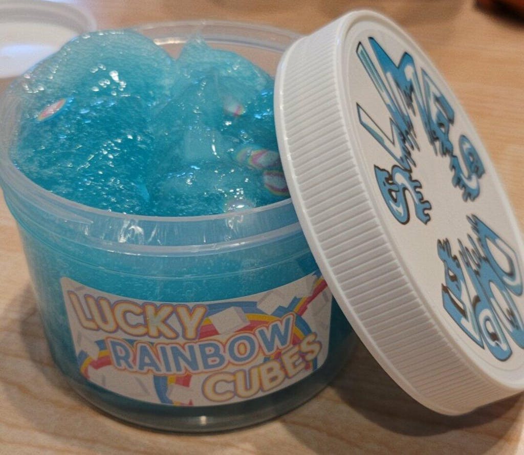 Lucky Rainbow Cubes Jelly Cube Slime - Shop Slime - Dope Slimes