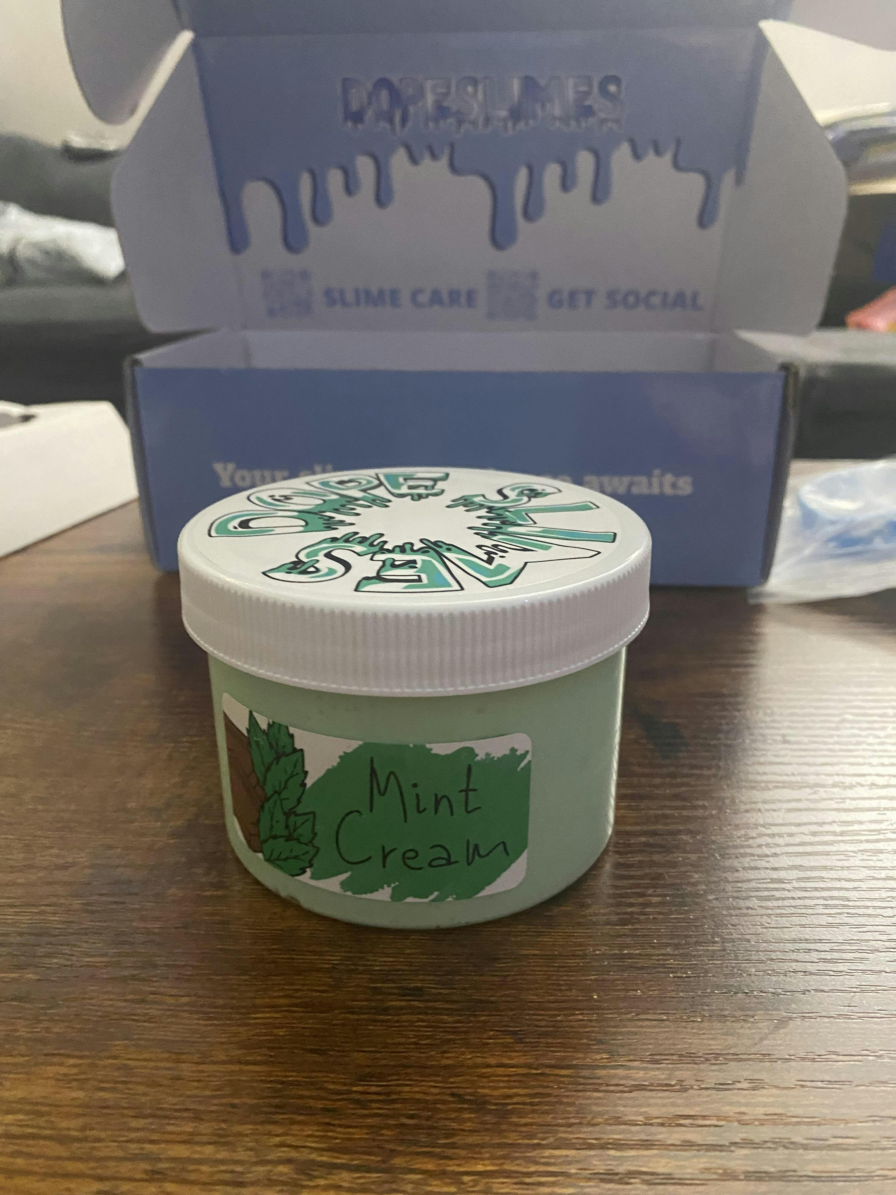 Andes Mint Cream Slime Scented - Buy Slime - Dope Slimes