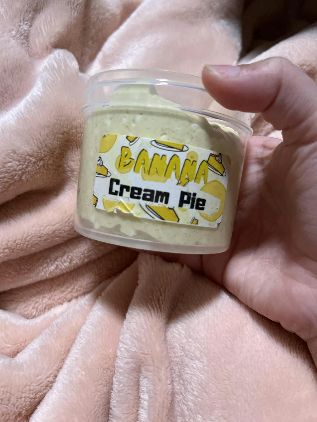 Banana Cream Pie Slime Scented - Buy Slime - Dope Slimes Shop