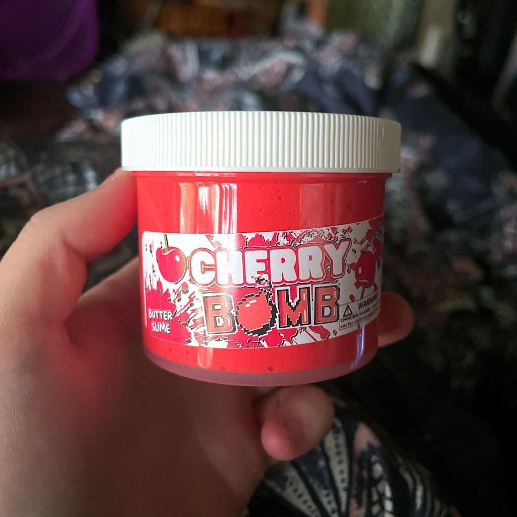 Cherry Bomb Butter Slime Scented - Buy Slime Here - DopeSlimes Shop
