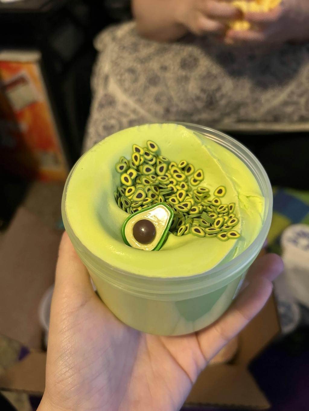 Avocado Puff Butter Slime - Shop Slime - Dope Slimes