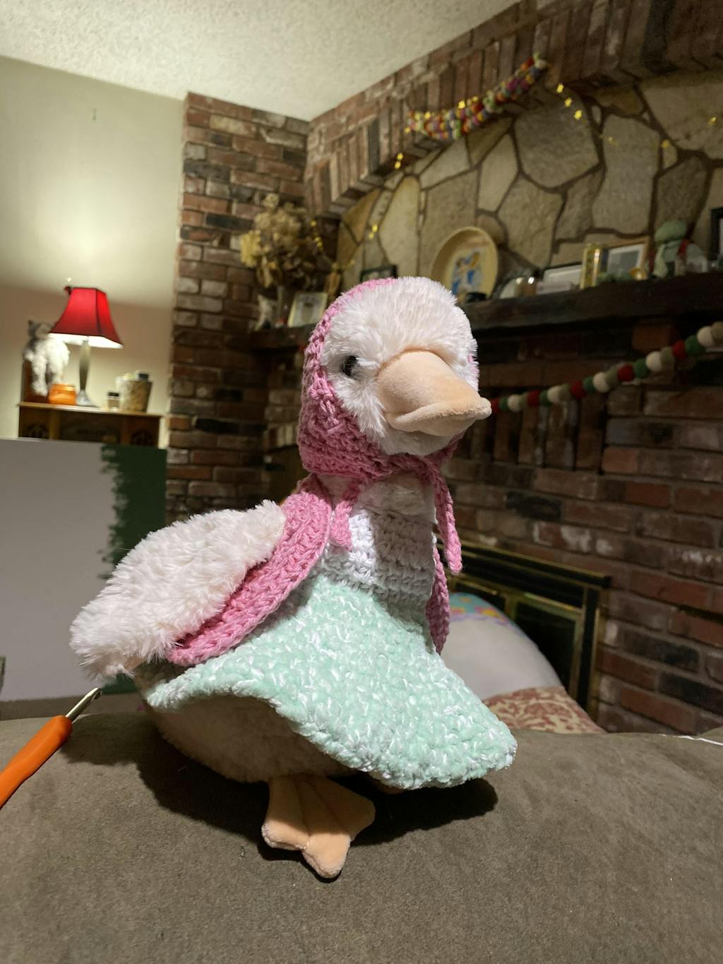 Ginnie Soft Cream Goose - Douglas Toys