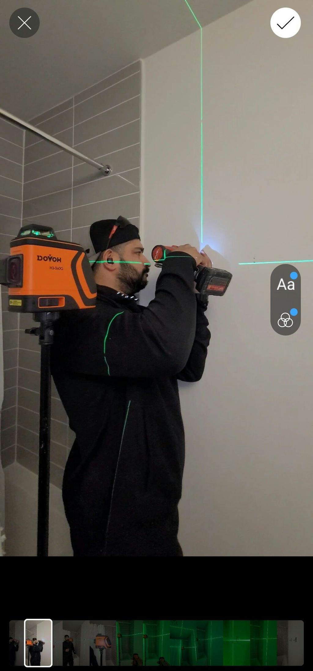 Outdoor Laser Level with Receiver- Dovoh H3-360G-KIT — Dovoh Professional Laser Level