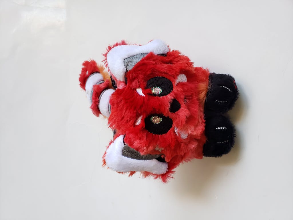 Galaxy Red Panda Plush Embroidery Pattern - Dragons' Garden