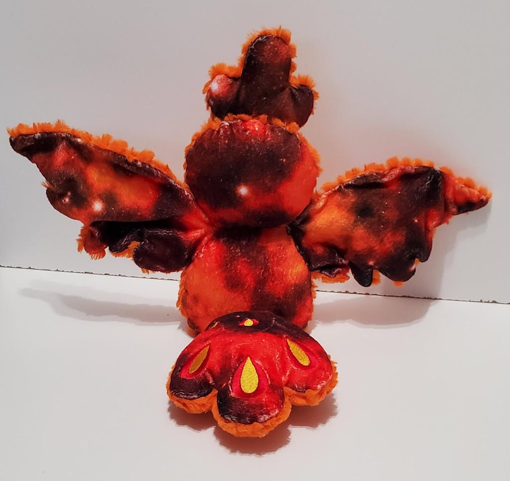 ITH Phoenix Plush Embroidery Pattern - Dragons' Garden