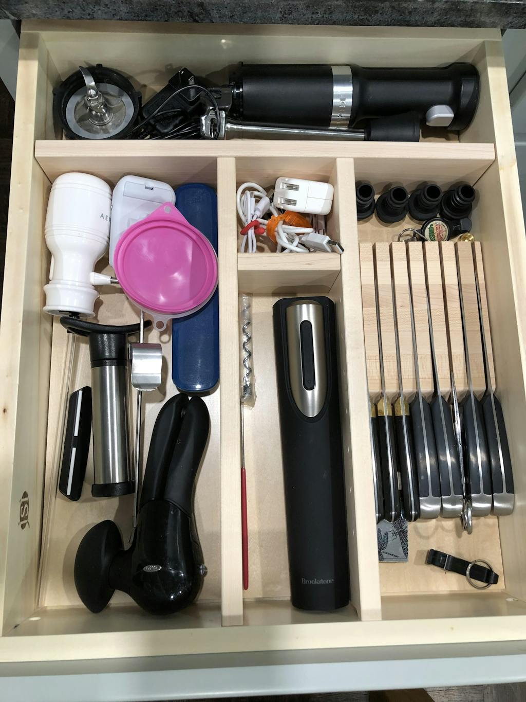 Custom sized Knife Block organizers – DrawerEssentials.com – Drawer ...