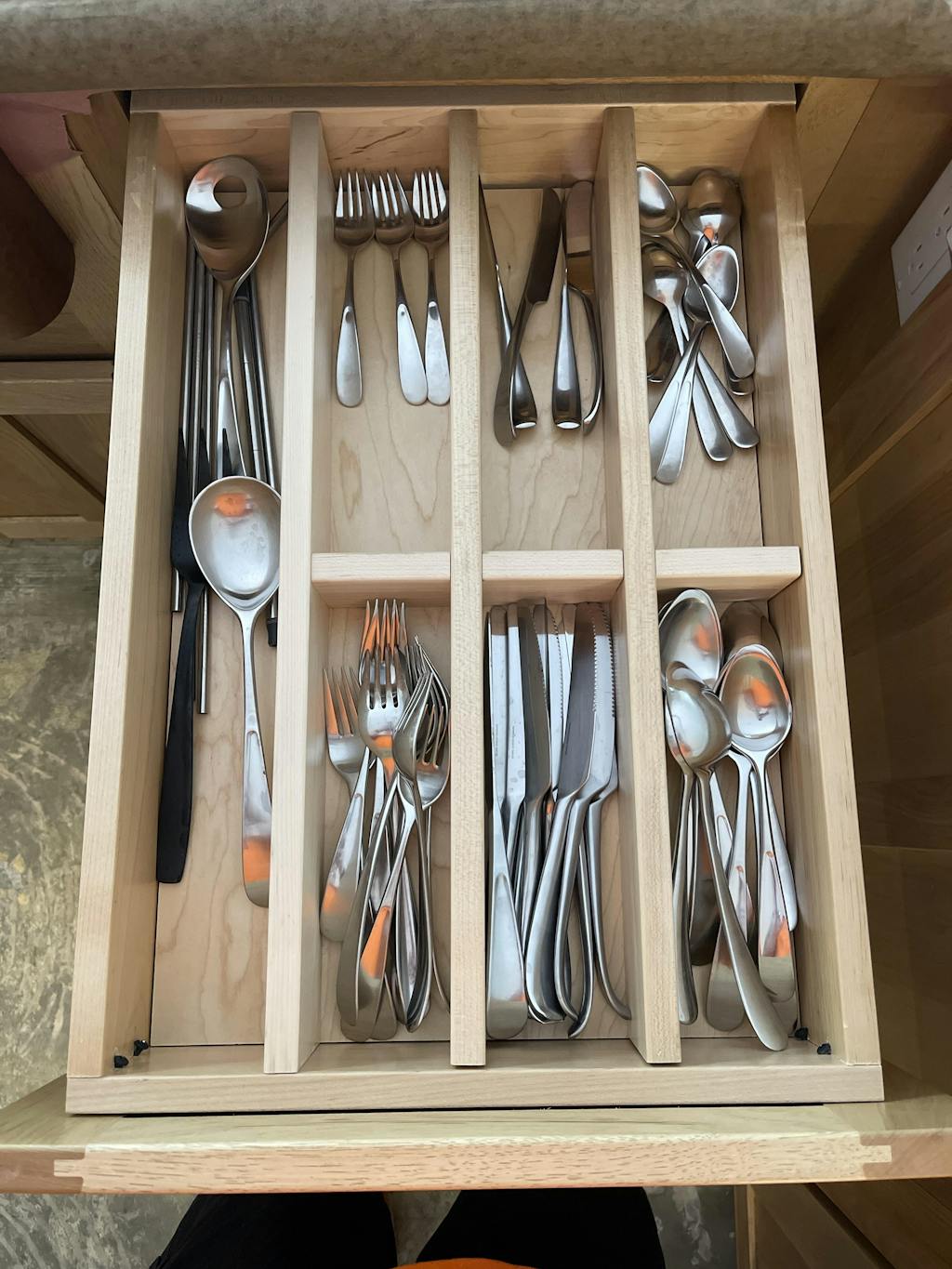 Custom sized Silverware organizers – DrawerEssentials.com – Drawer ...