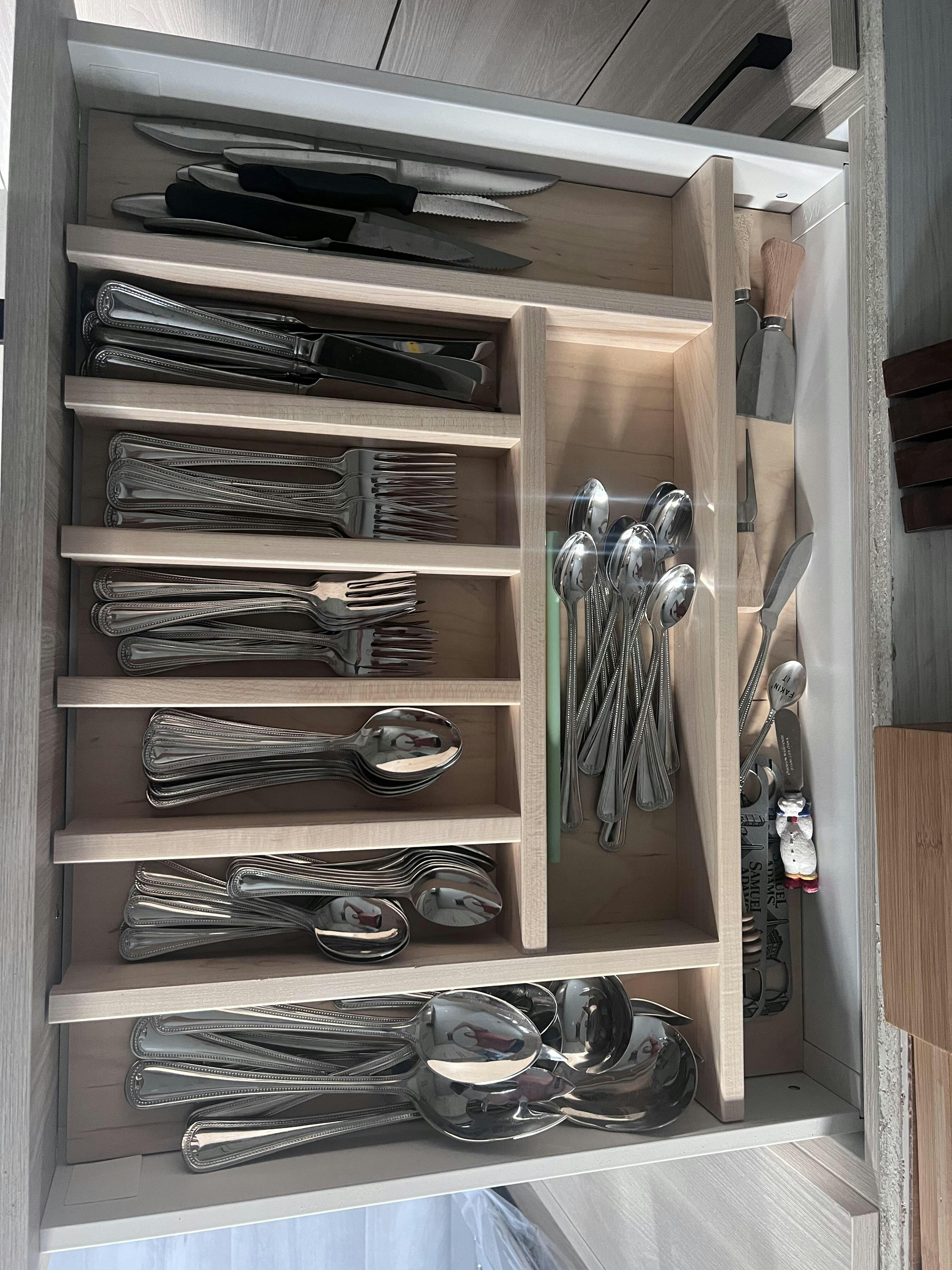 Custom sized Silverware organizers – DrawerEssentials.com – Drawer ...