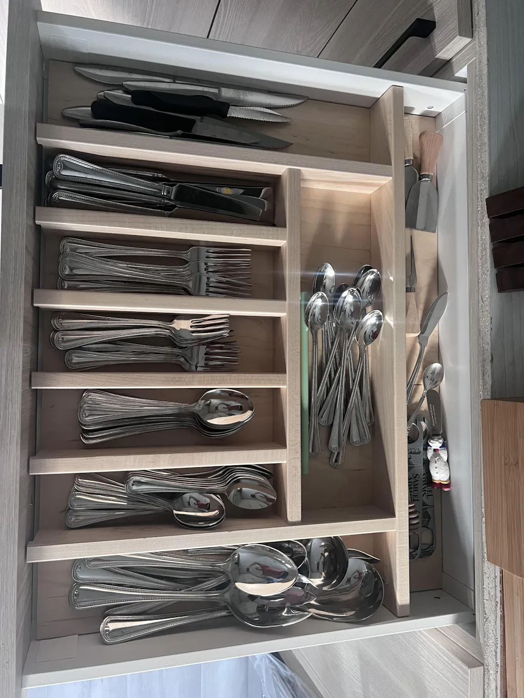 Custom sized Silverware organizers – DrawerEssentials.com – Drawer ...