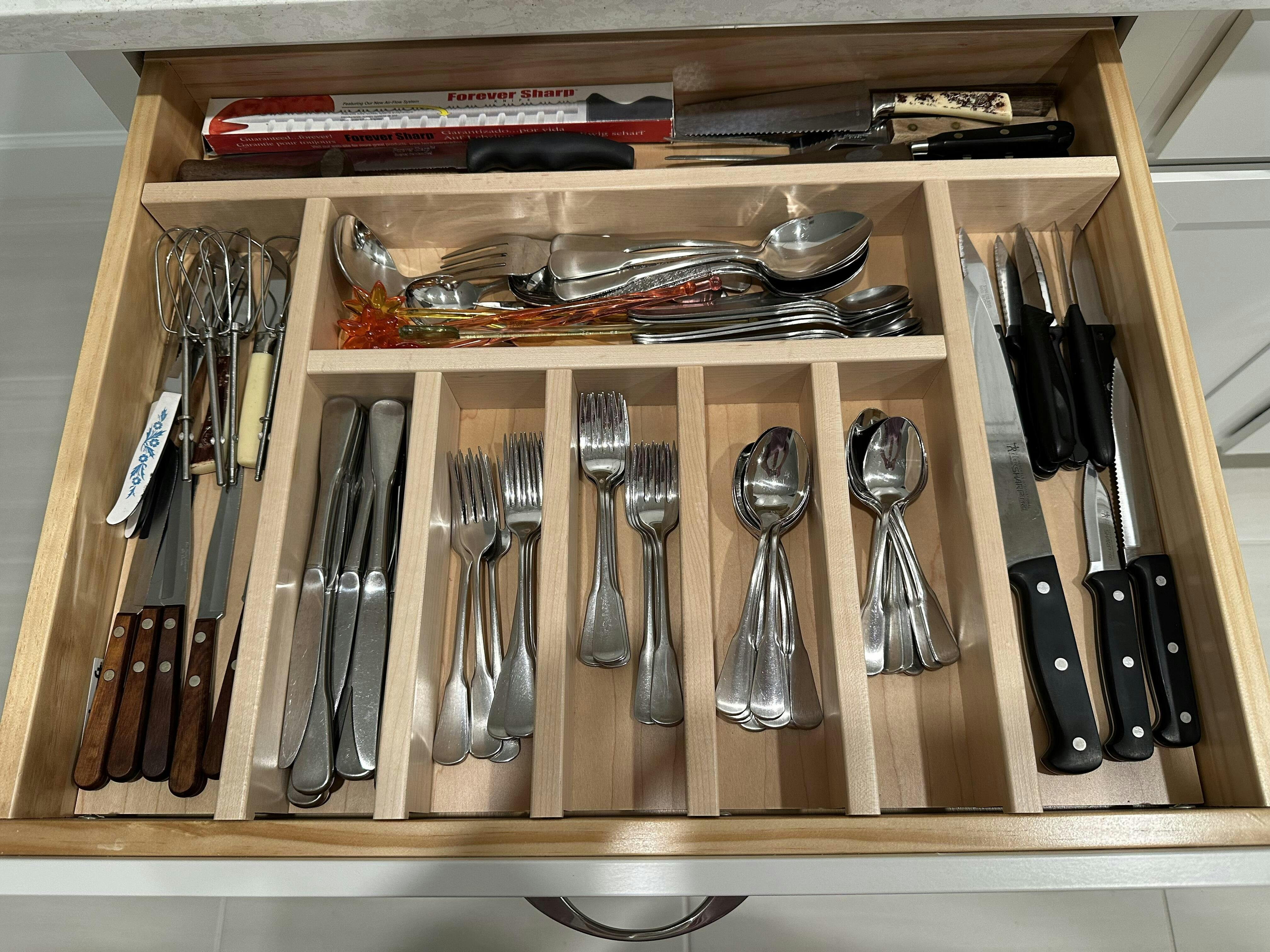 Custom sized Silverware organizers – DrawerEssentials.com – Drawer ...