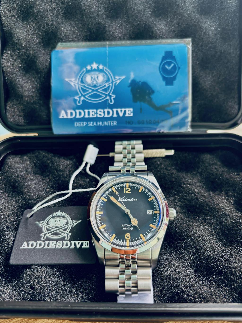 Addiesdive 39mm Automatic Watch Diver's 100M NH35 (AD2038) – DREAM WATCHES