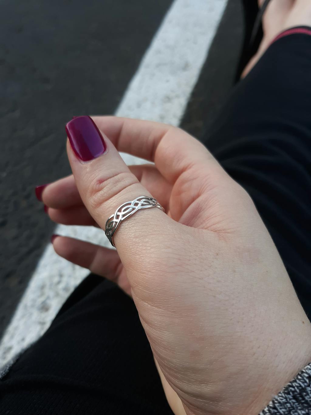 Sterling Silver Infinity Celtic Ring for Sale - Dreamland Jewelry