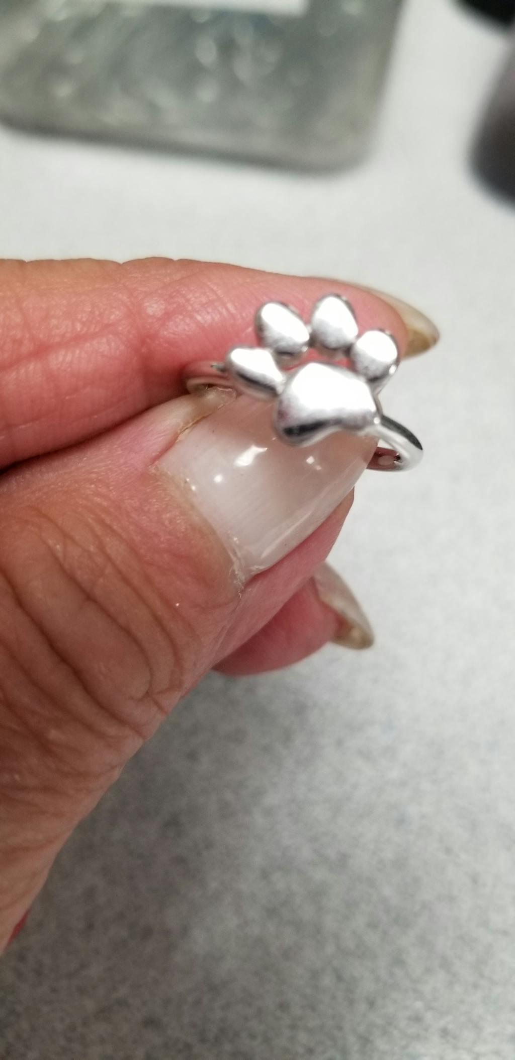 Sterling Silver Dog Paw Ring for Sale - Dreamland Jewelry