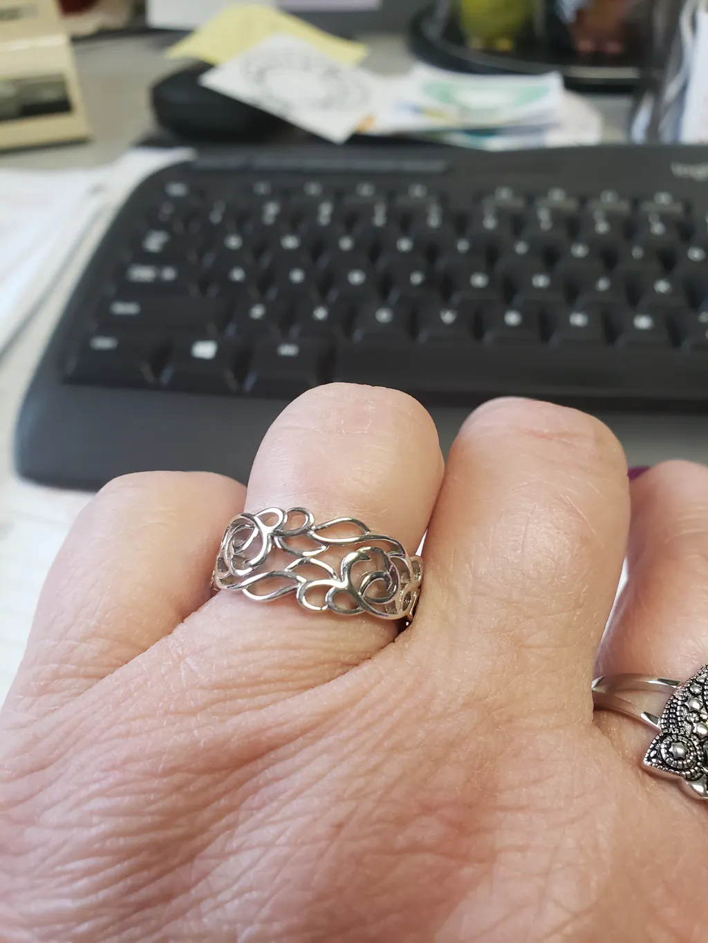 Sterling Silver Autumn Leaves in the Wind Ring for Sale Online
