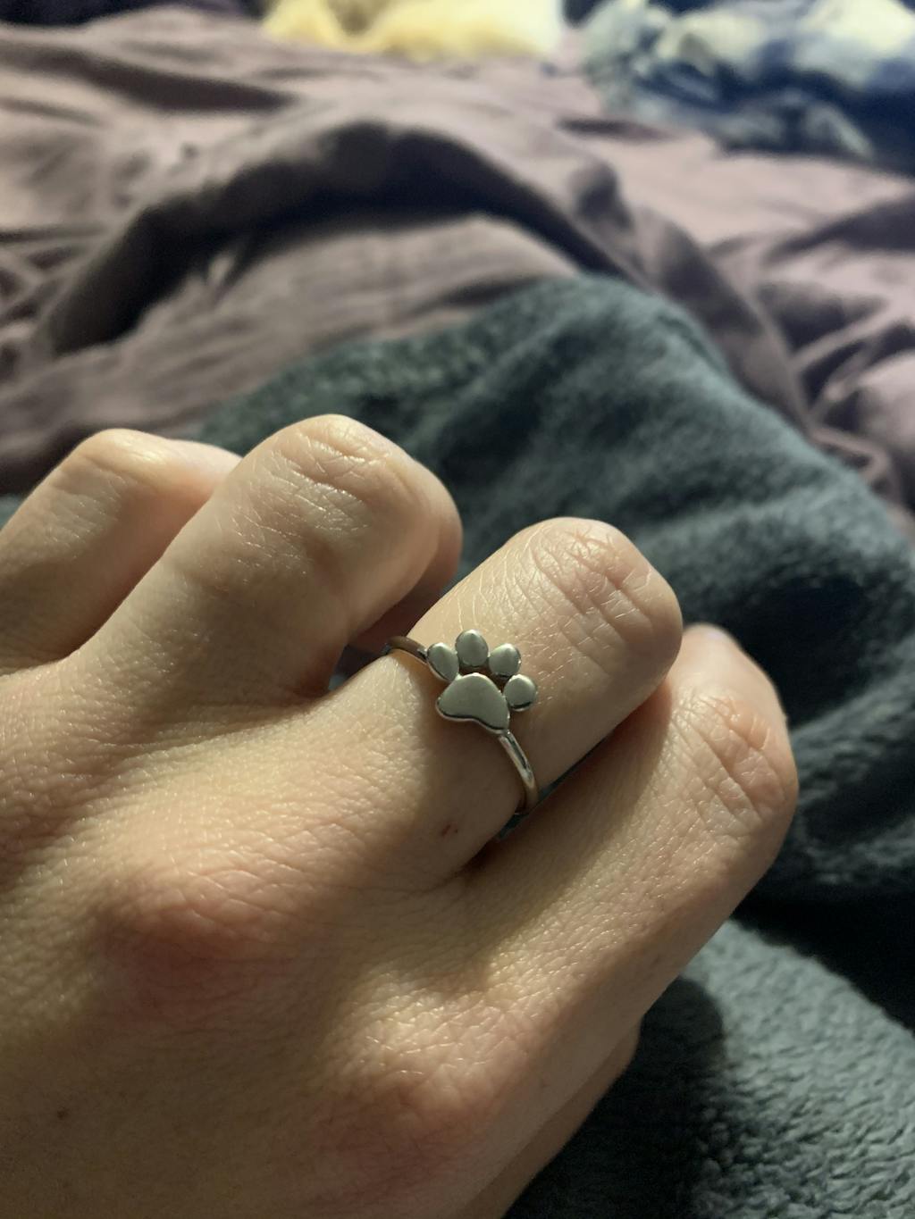 Sterling Silver Dog Paw Ring for Sale - Dreamland Jewelry