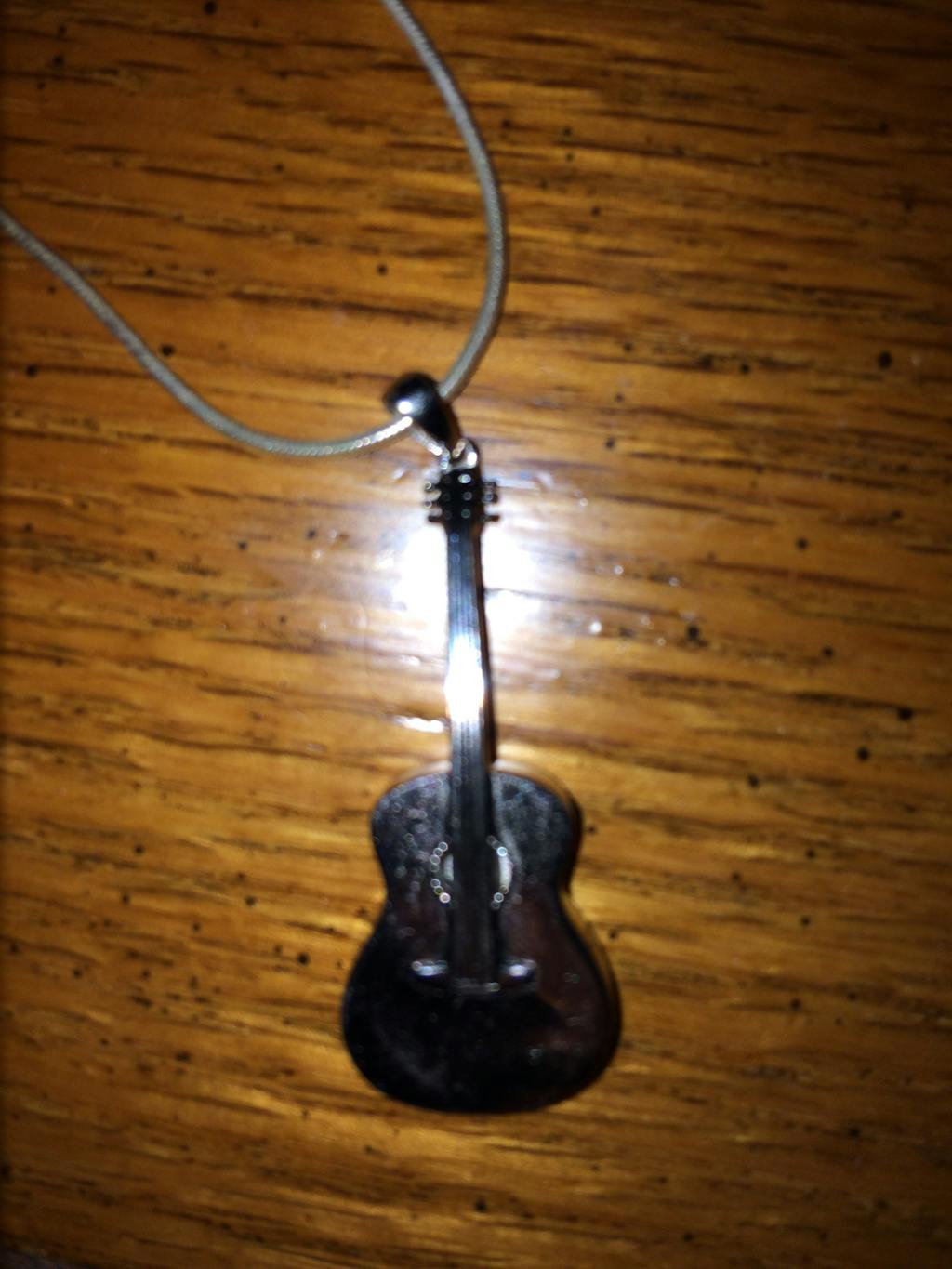 Sterling Silver Acoustic Guitar Ring