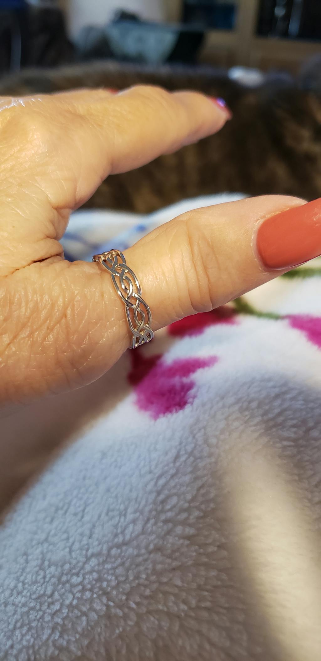 Sterling Silver Infinity Celtic Ring for Sale - Dreamland Jewelry