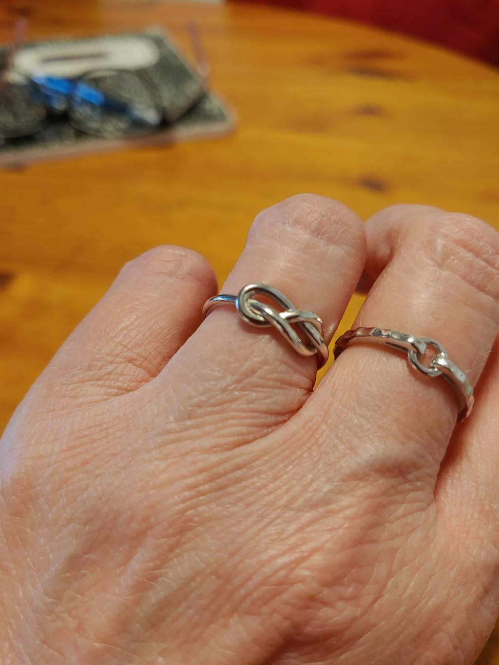 Sterling Silver Infinity Knot Ring for Sale | Dreamland Jewelry
