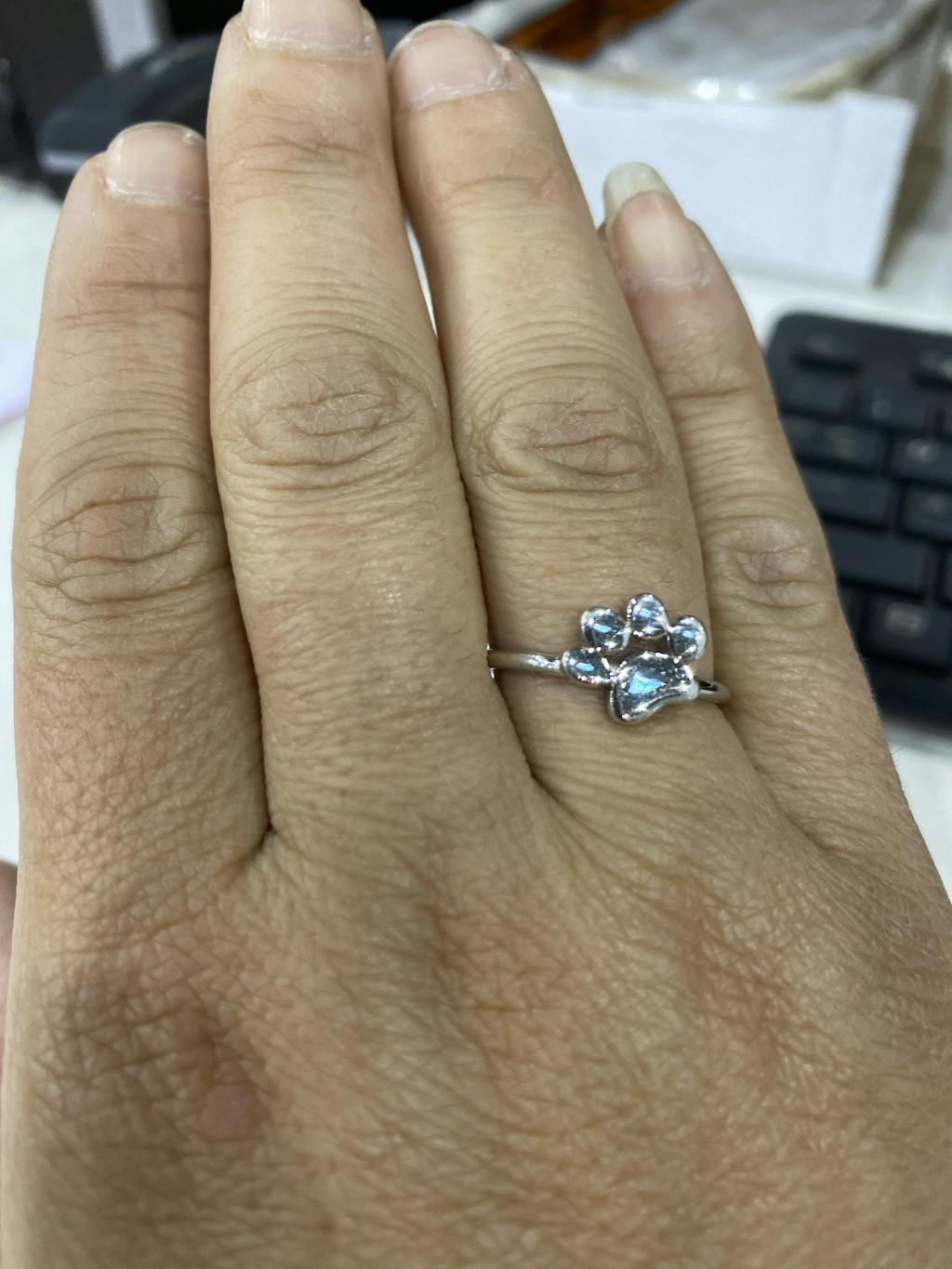 Sterling Silver Dog Paw Ring for Sale - Dreamland Jewelry