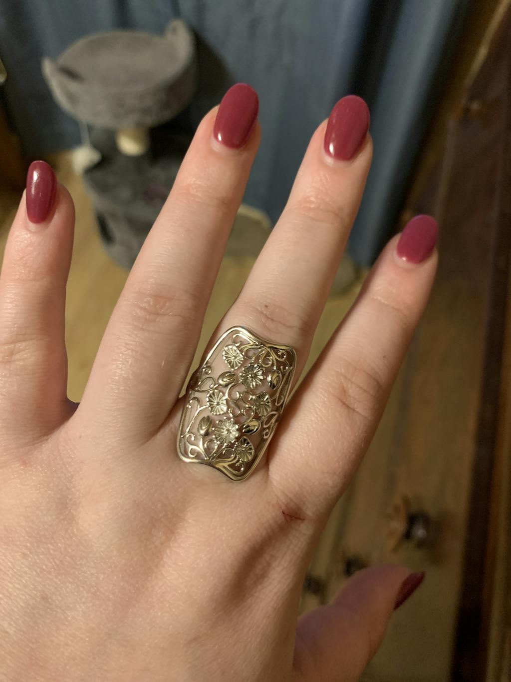 Sterling Silver Extravagant Flowers Ring for Sale - Dreamland Jewelry