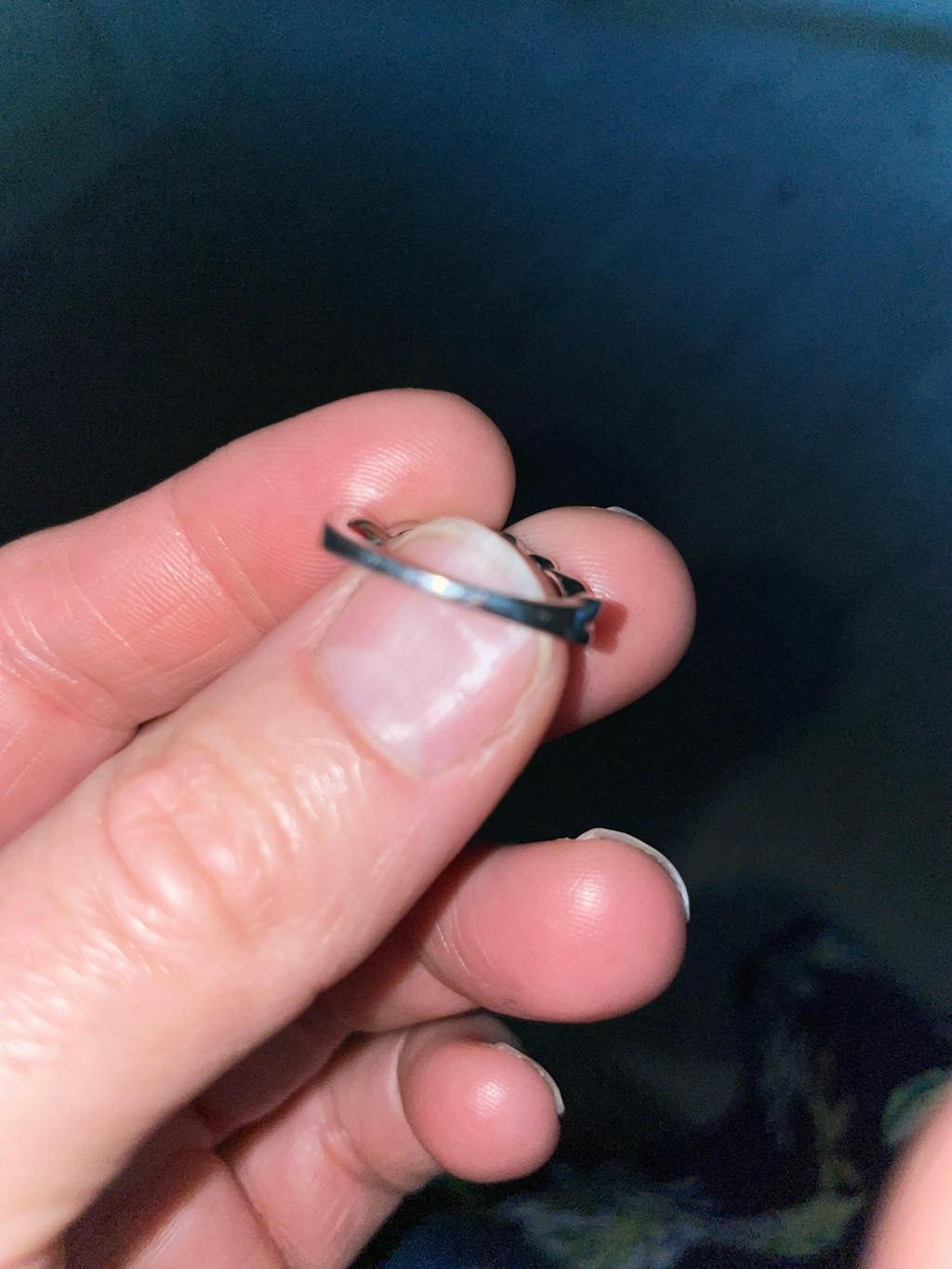 Sterling Silver Triple Rainbow CZ Ring