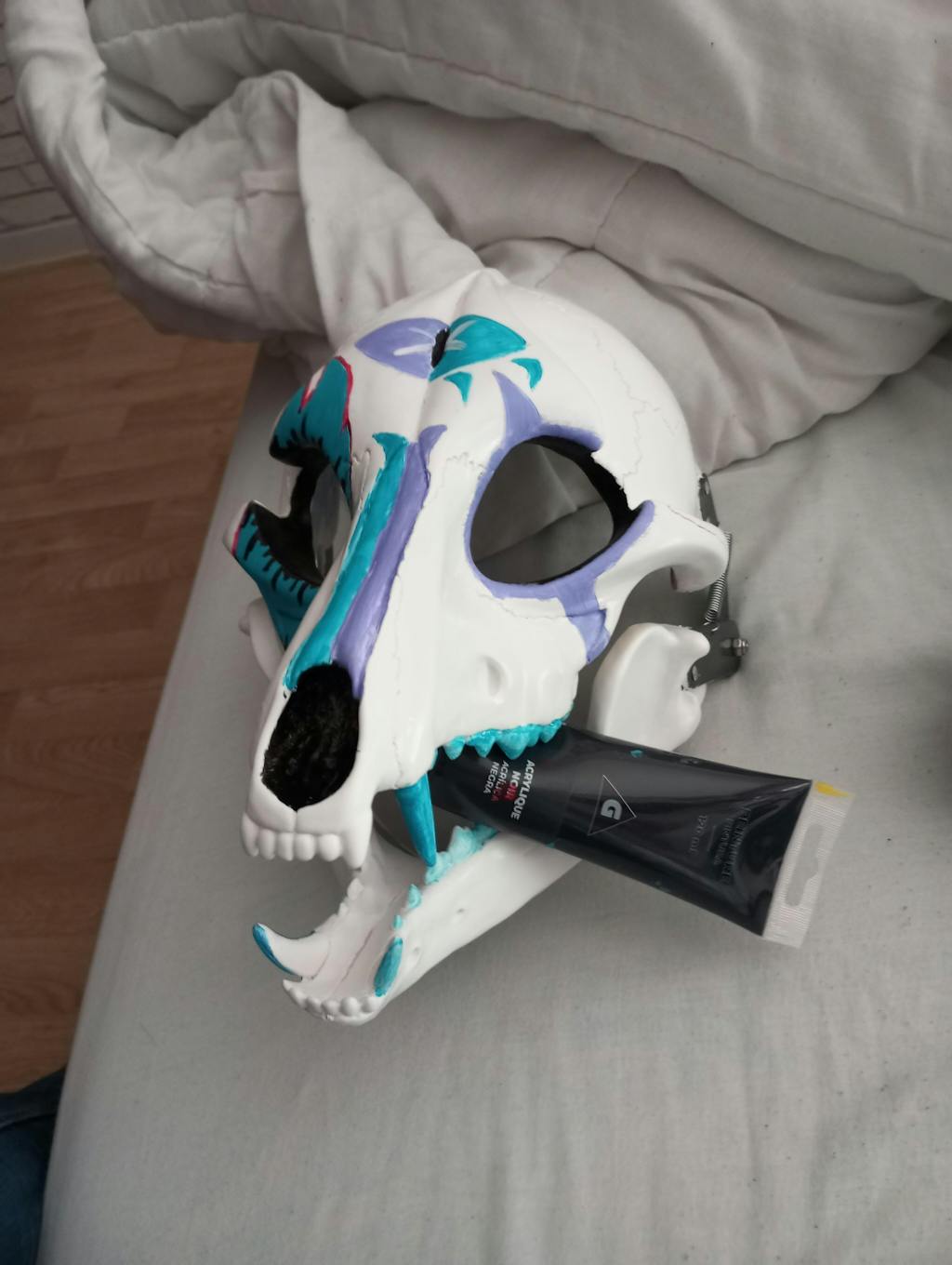 Skeletal K9 Cut and Hinged Mask – DreamVision Creations