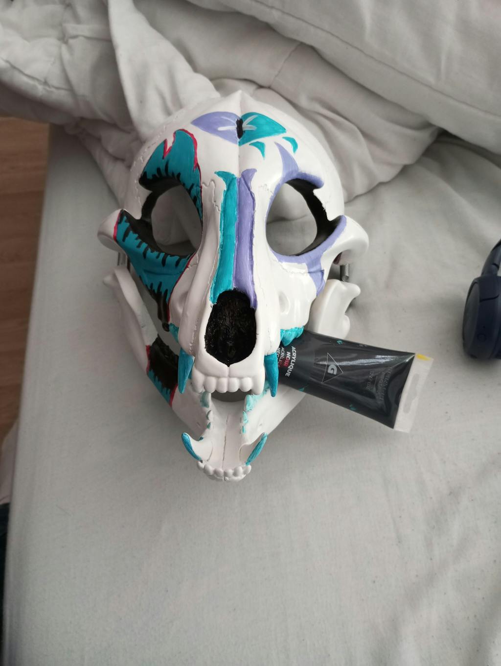 Skeletal K9 Cut and Hinged Mask – DreamVision Creations