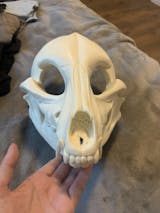 Skeletal K9 Cut and Hinged Mask – DreamVision Creations