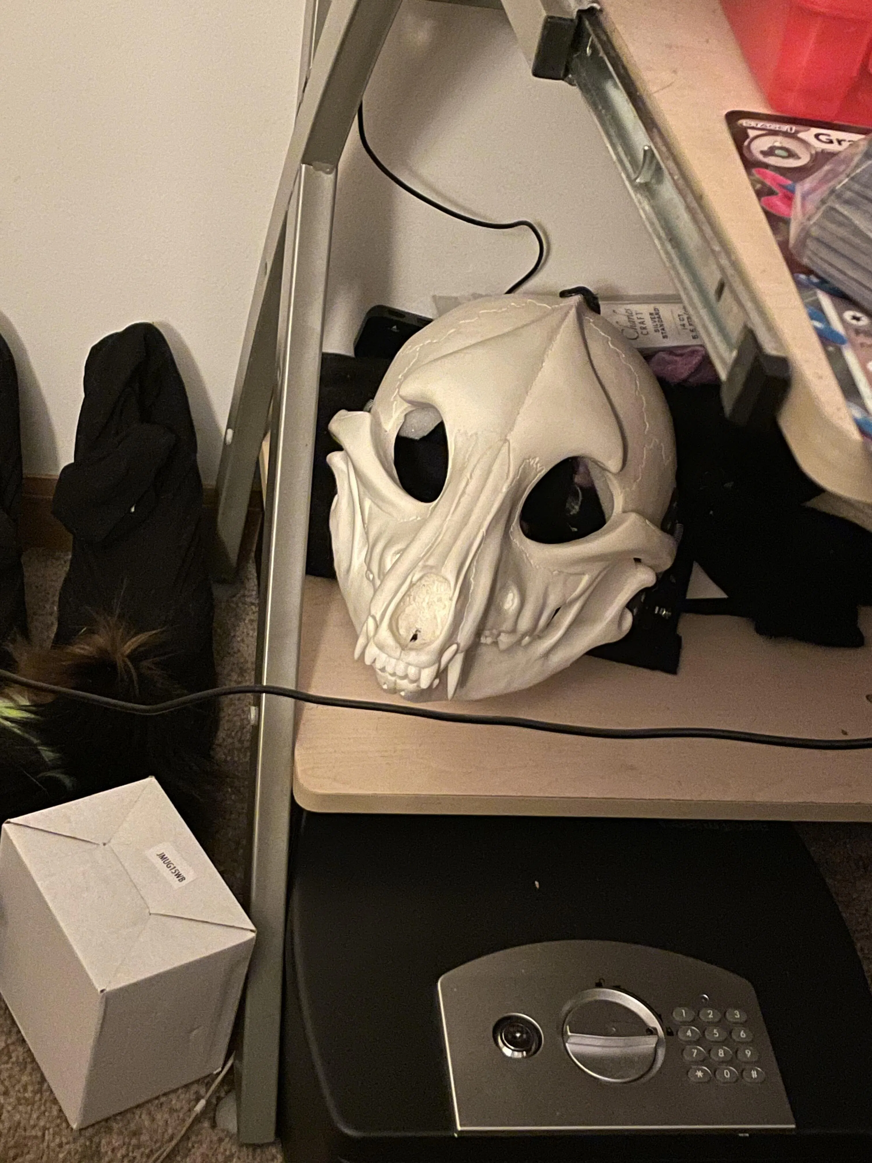 Skeletal K9 Cut and Hinged Mask – DreamVision Creations