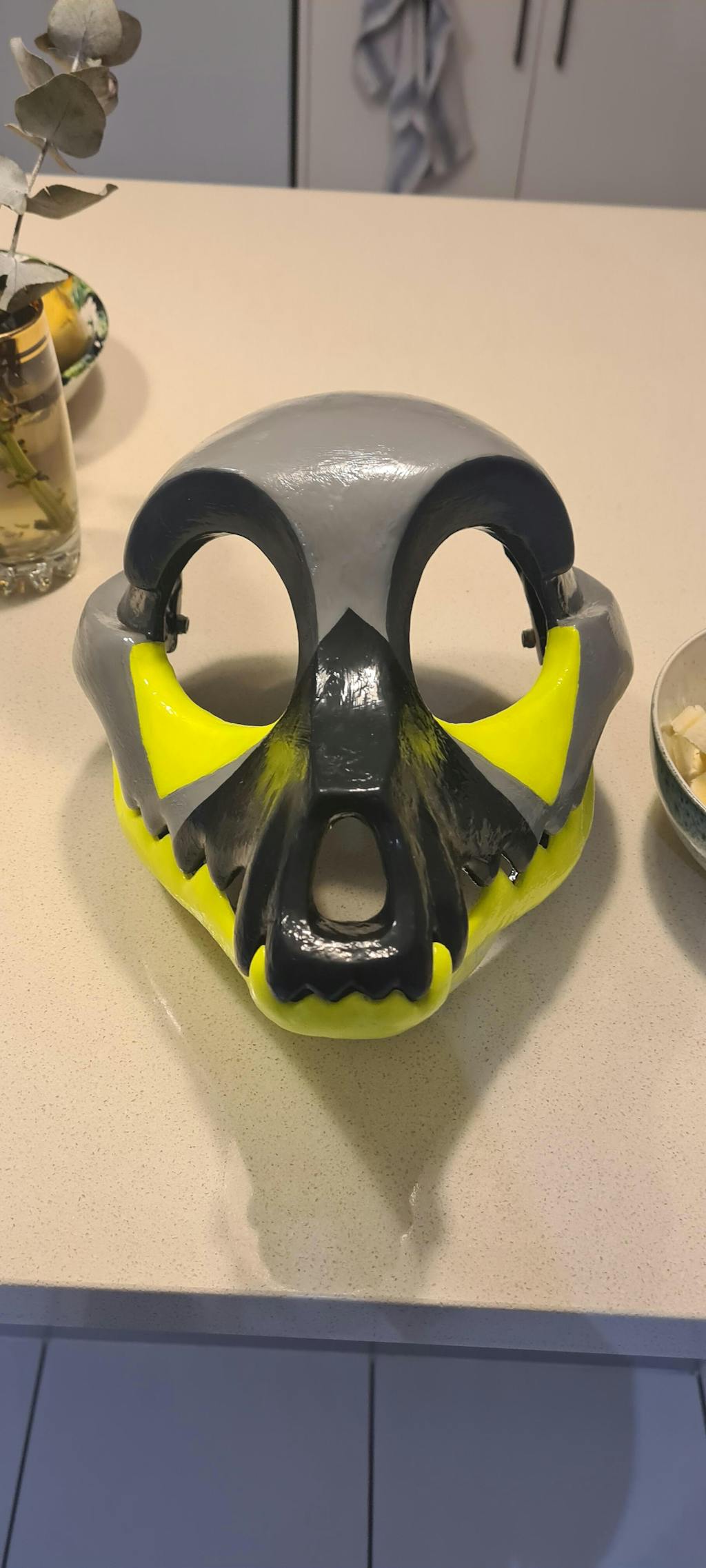 Cut and Hinged Toony Skull K9 Resin Mask Blank – DreamVision Creations
