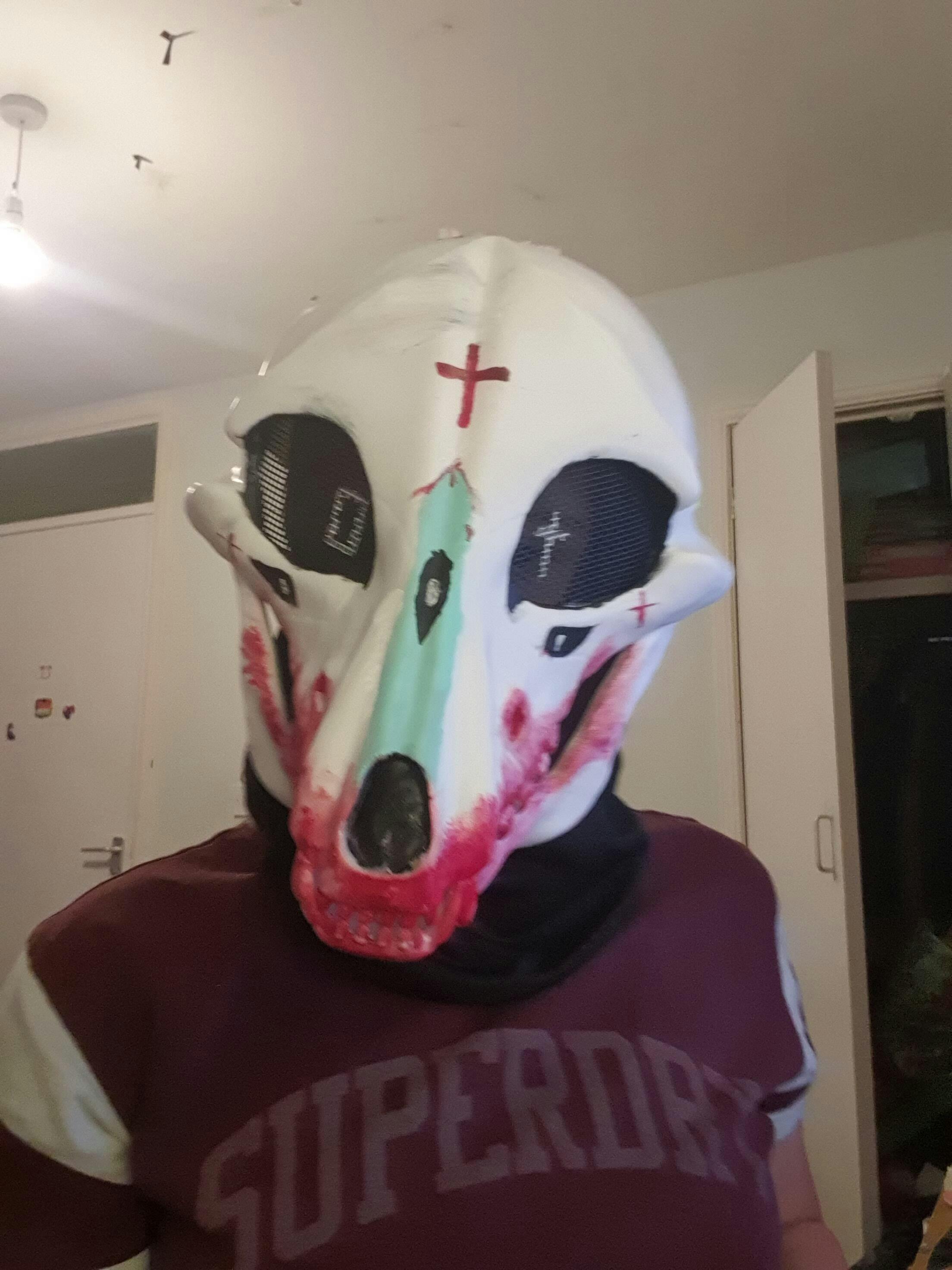 Skeletal K9 Cut and Hinged Mask – DreamVision Creations