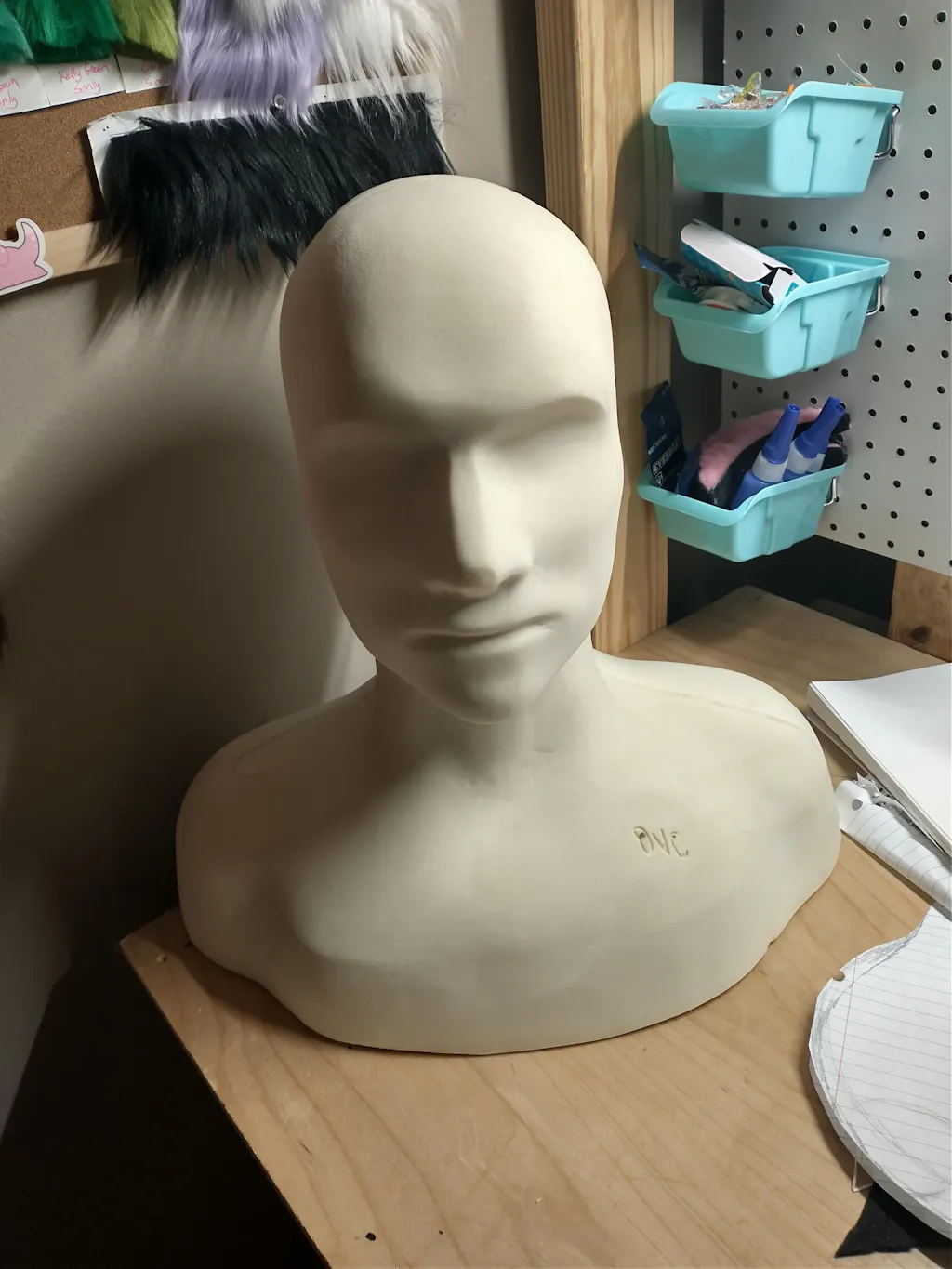 Rigid Foam Mannequin "Manny" 24" Head – DreamVision Creations