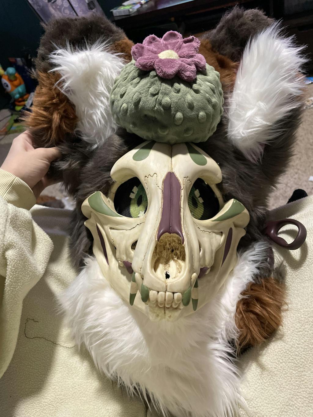 Skeletal K9 Cut and Hinged Mask – DreamVision Creations