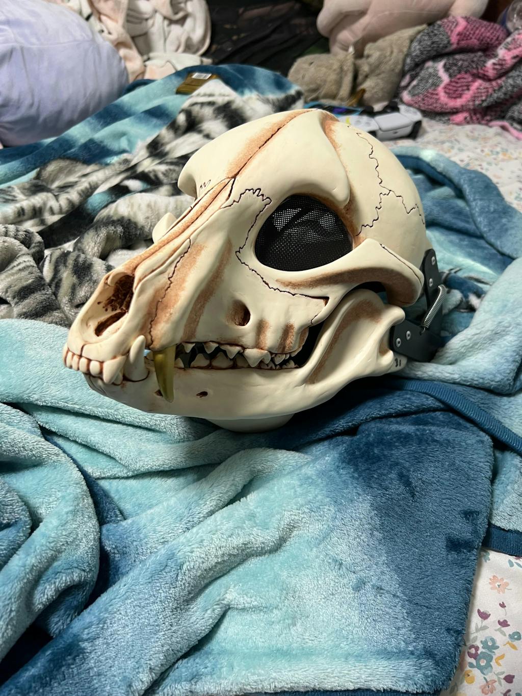 Skeletal K9 Cut and Hinged Mask – DreamVision Creations