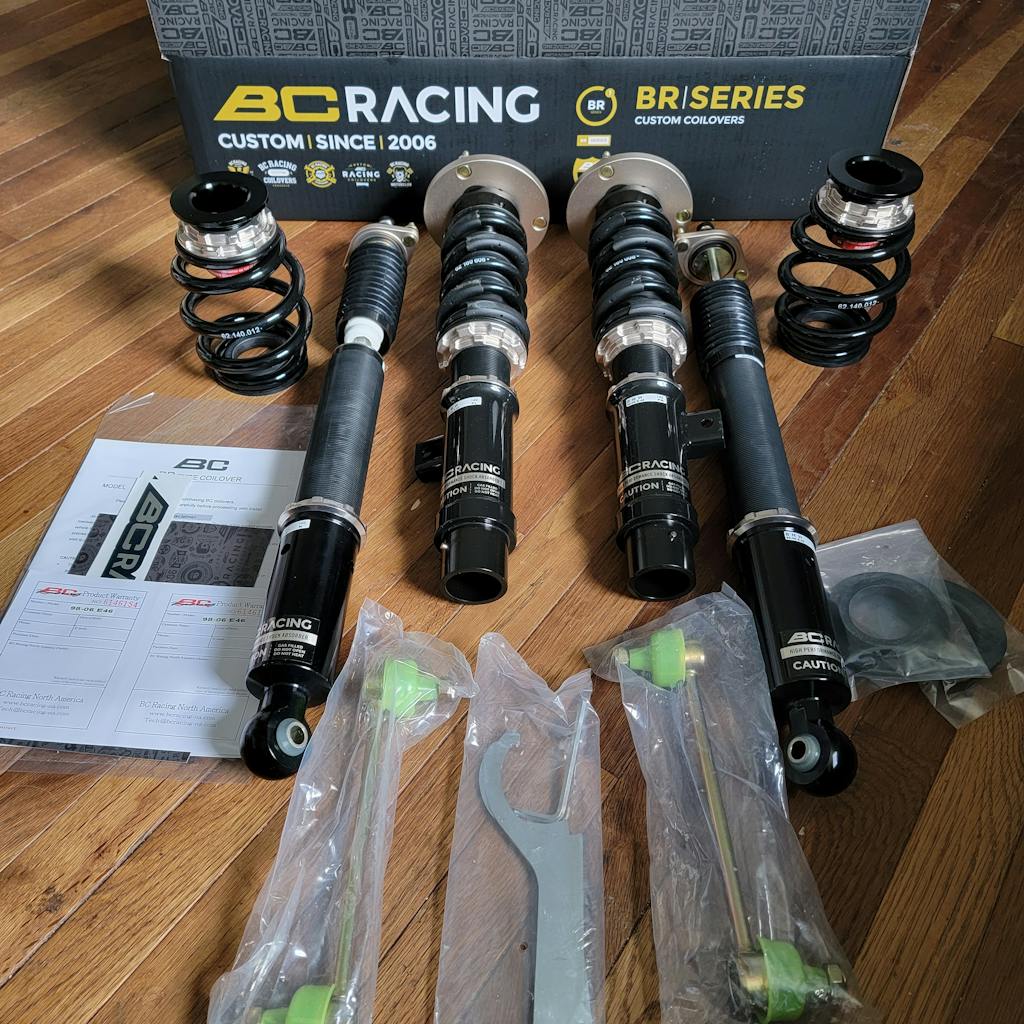 BC Racing Coilovers - BR Series Coilover for 98-06 BMW E46 (I-02-BR ...
