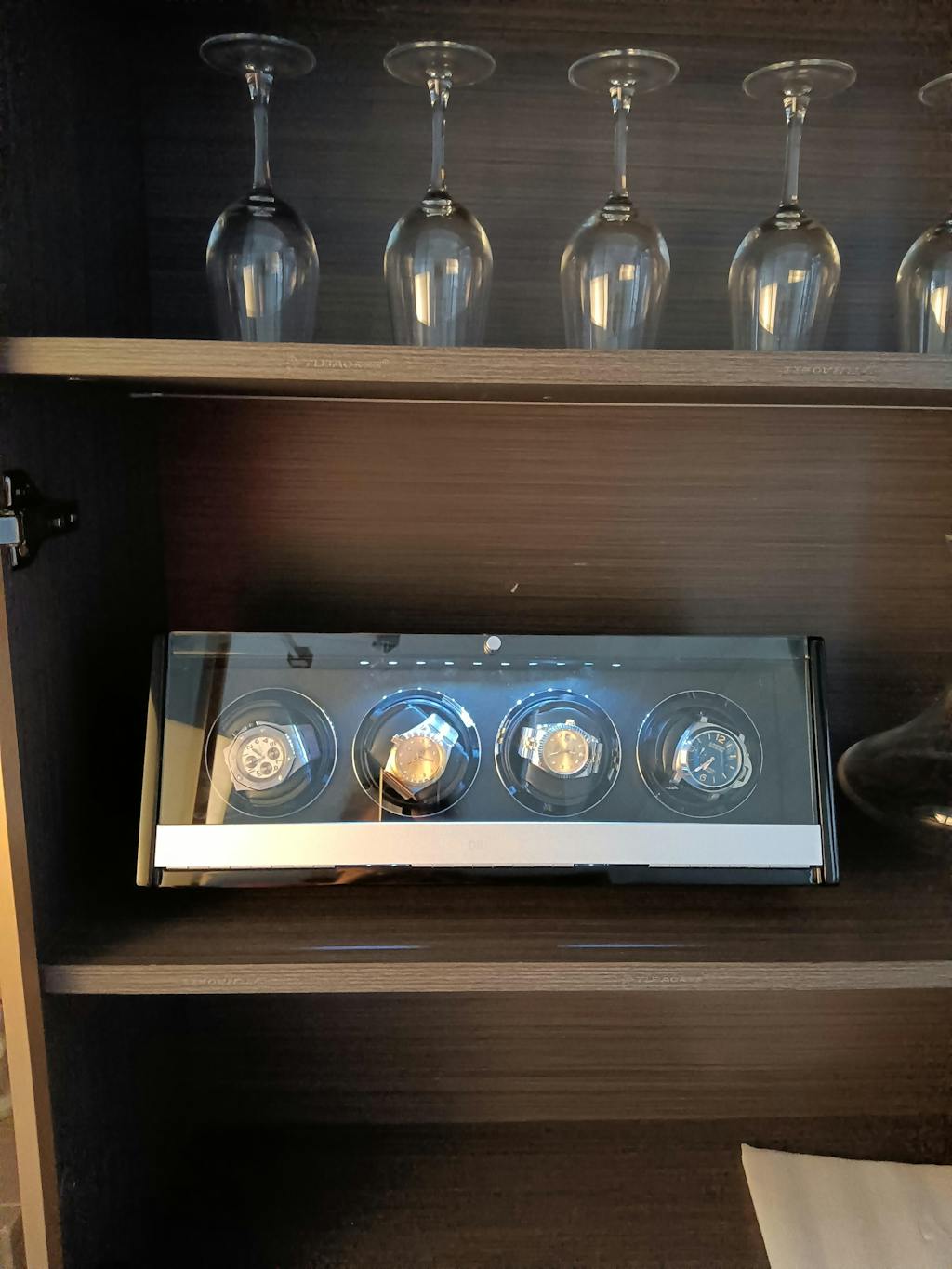 Quadruple Auto Watch Winders Box for Rolex – Driklux