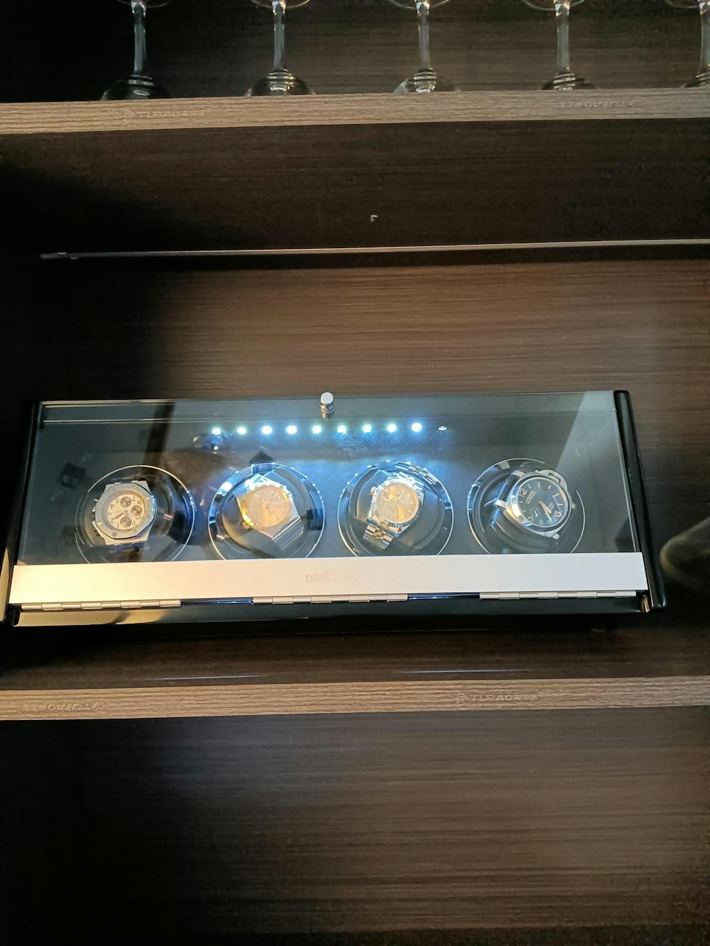Quadruple Auto Watch Winders Box for Rolex – Driklux