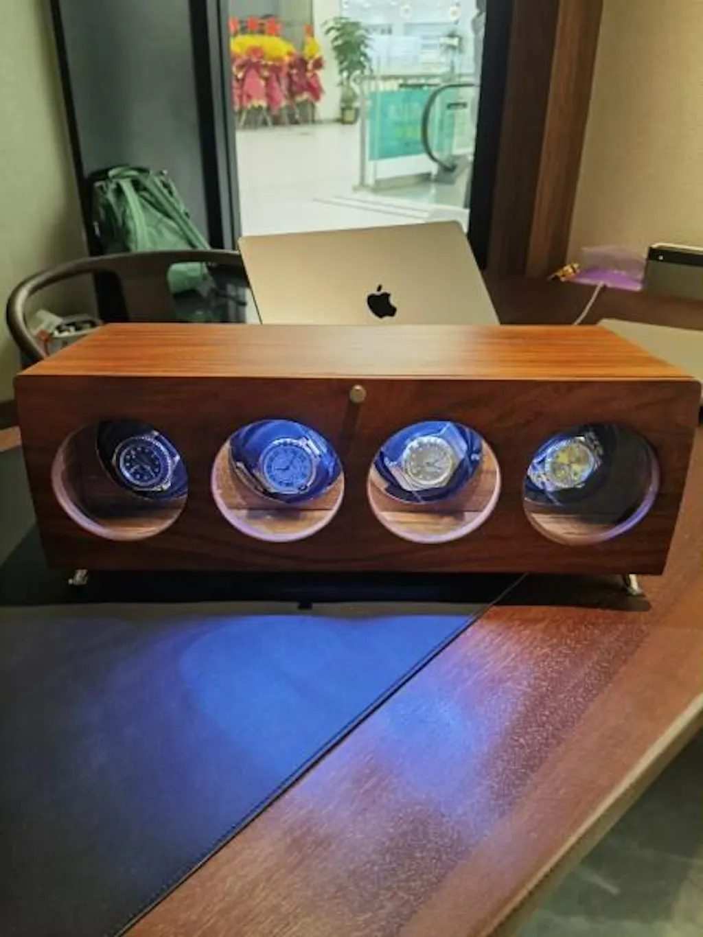 4 Wood Watch Winders For Automatic Watches - Winder On Watch – Driklux
