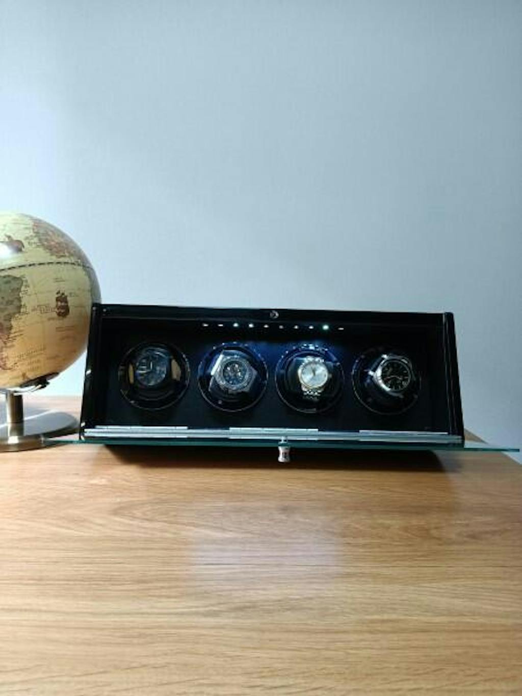 Quadruple Auto Watch Winders Box for Rolex – Driklux